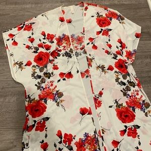 Sweaters | New Plus Size Floral Maxi Duster Cardigan | Poshmark